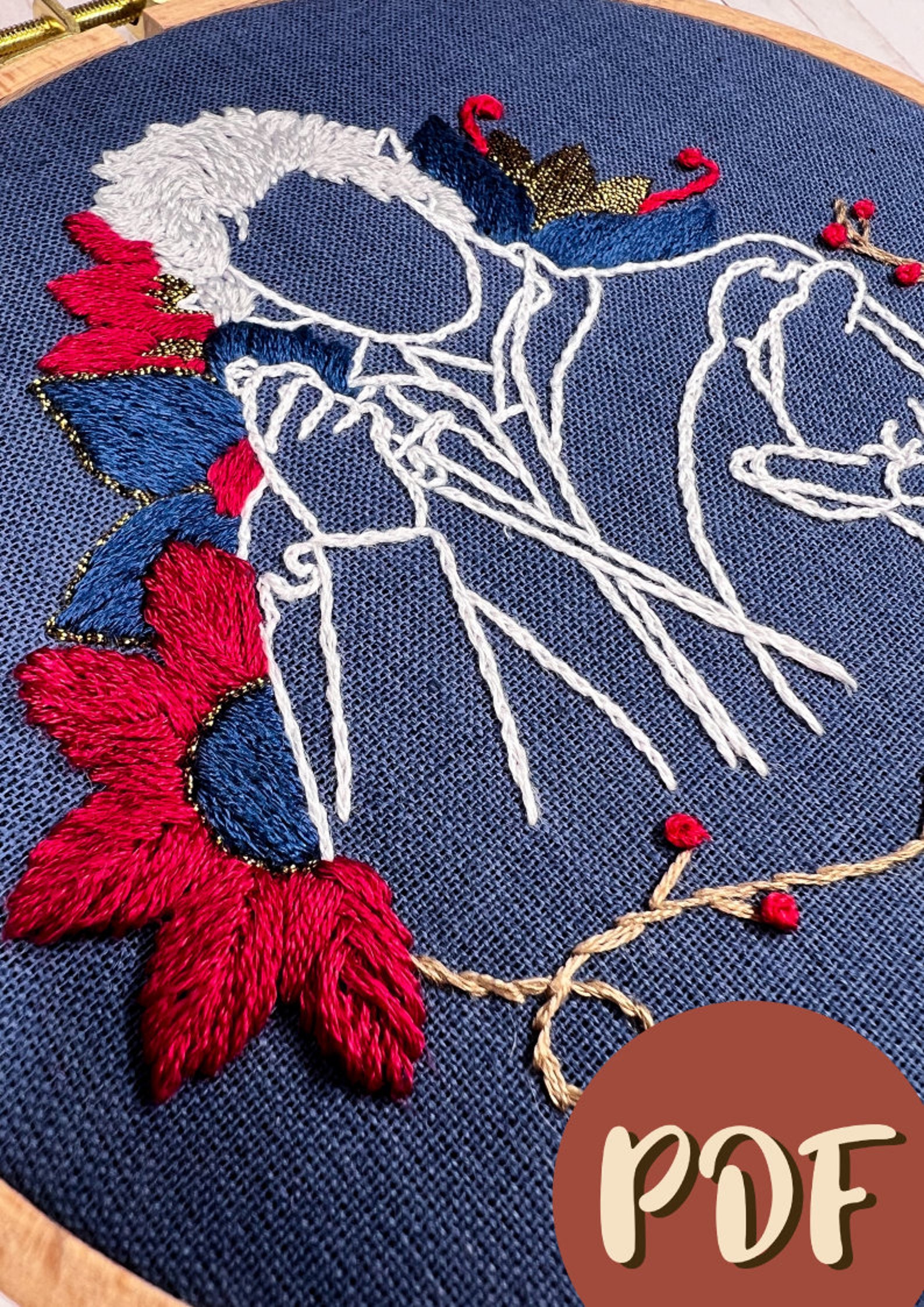 Baldur's Gate 3 Astarion Inspired Embroidery Pattern - Etsy