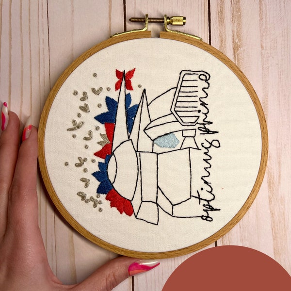 Optimus Prime Embroidery Design - Etsy