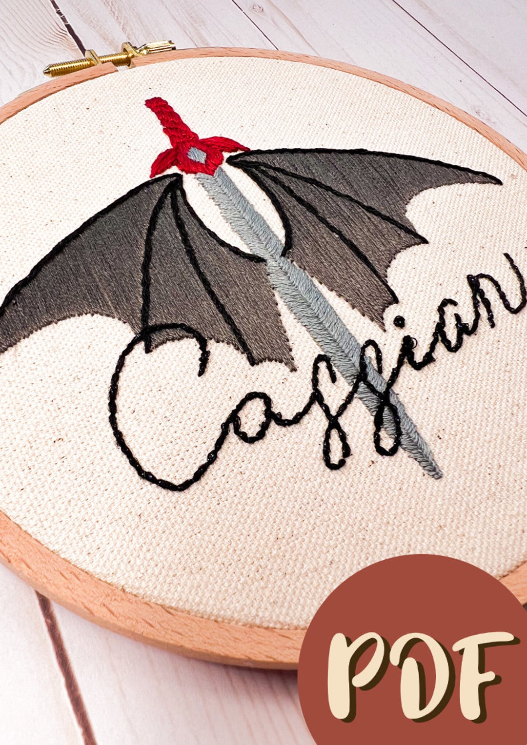 Cassian ACOTAR Inspired Embroidery Pattern - Etsy