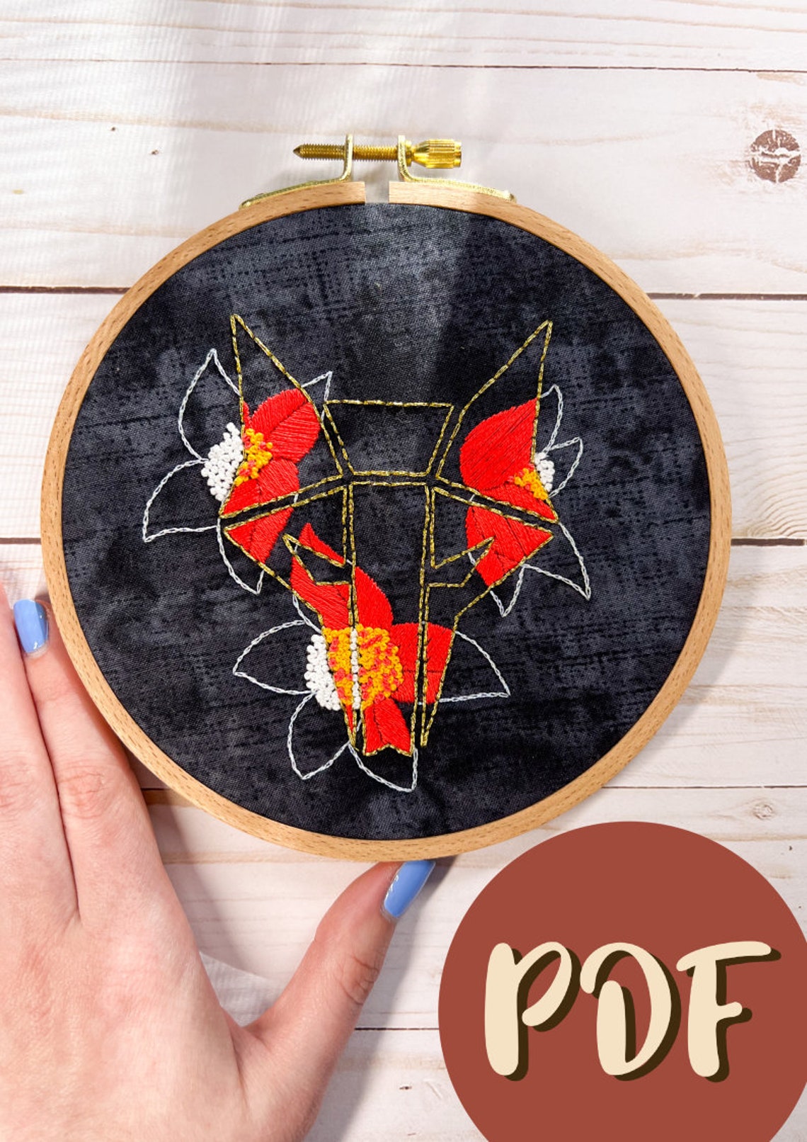 Red Rising Inspired Embroidery Pattern - Etsy