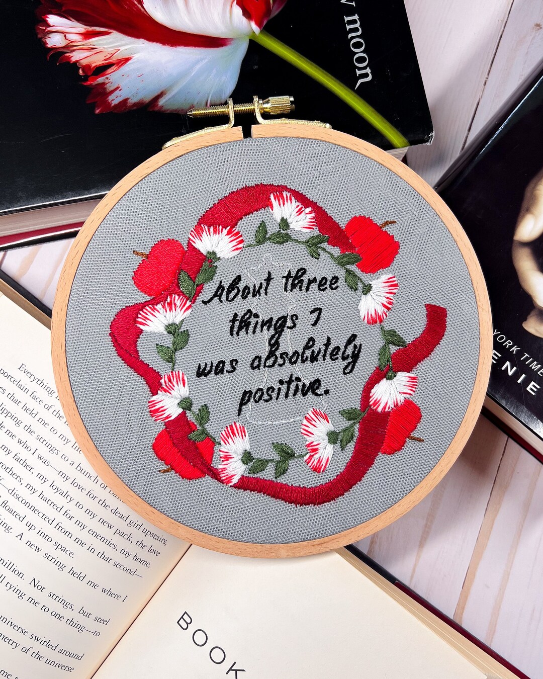 Twilight-inspired Embroidery Art Hoop - Etsy