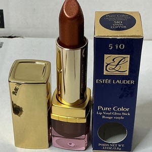 Estee Lauder 510 Vinyl Copper Lipstick NIB .13 Oz. - Etsy