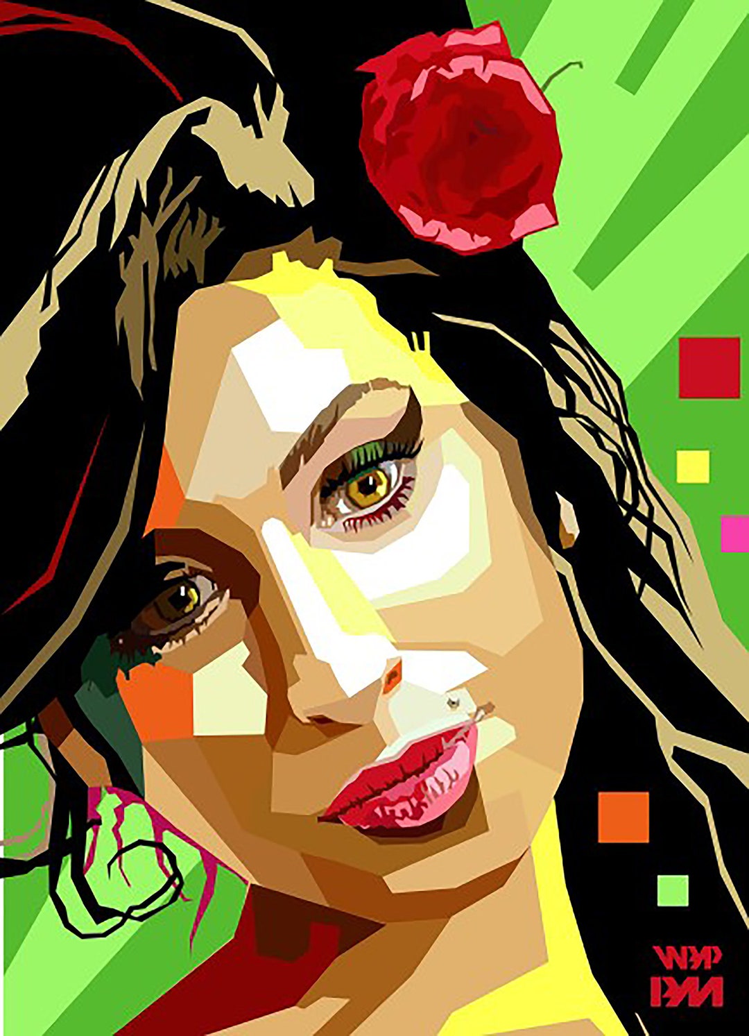 Original AMY WINEHOUSE Poster Wall Art Printing Illustration - Etsy