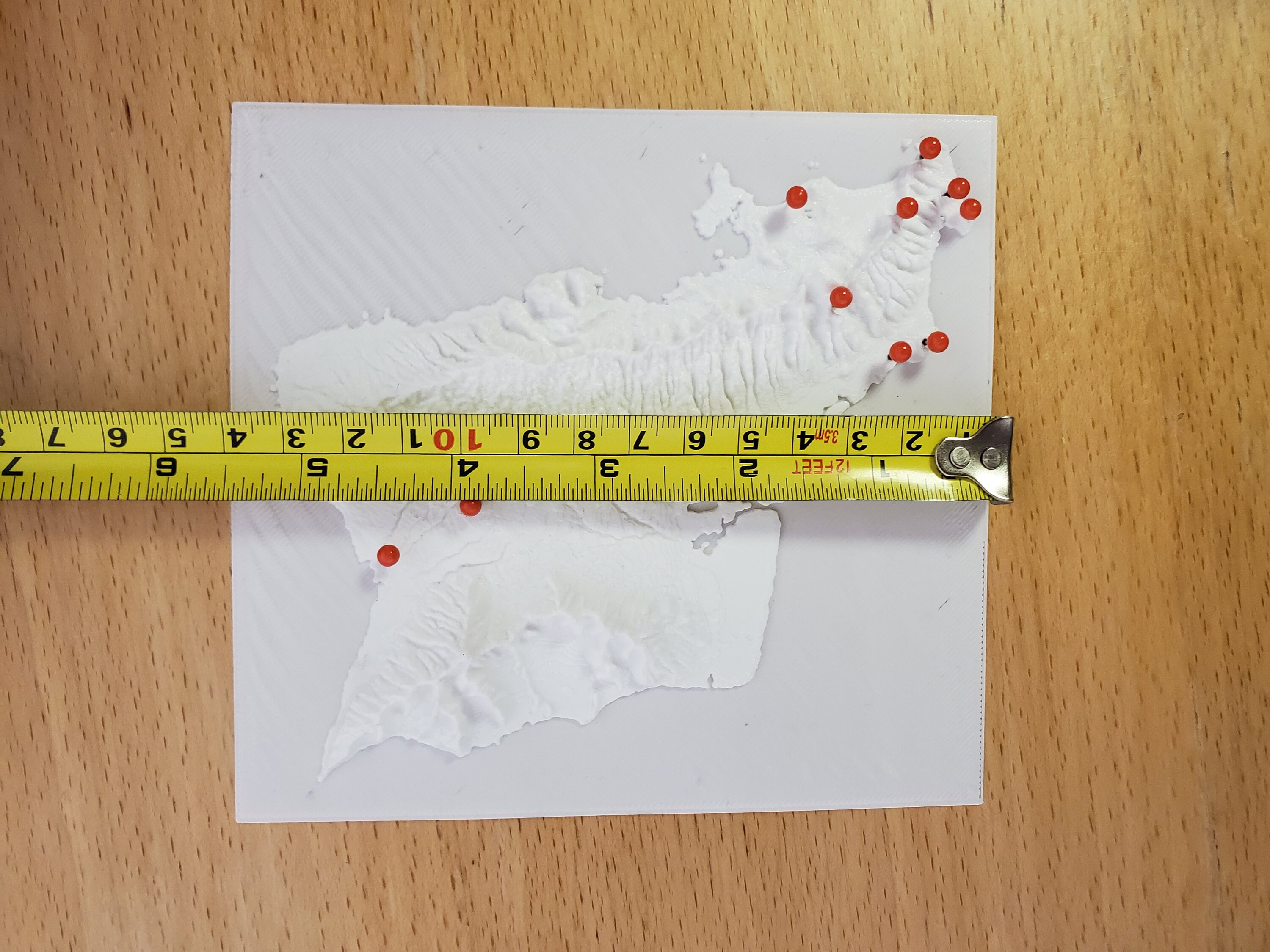 Custom Topographic Maps of Islands Mountains Ski Resorts & - Etsy