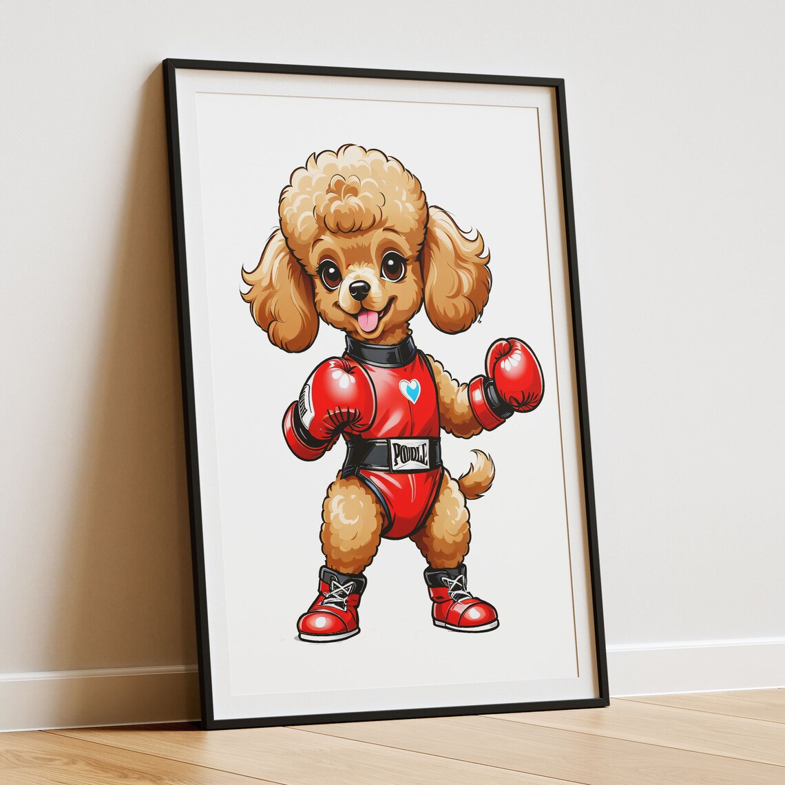 Cute Boxing Dog Clipart, 15 PNG Transparent, 300 DPI, Cute Watercolor ...