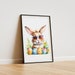 Easter Bunny, PNG Transparent, 300 DPI, Cute, Watercolor, Clipart - Etsy