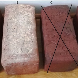 Hand Made Antique Buffalo Block Kansas Red Brick Street | Etsy