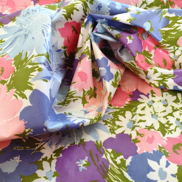 Floral Chintz Fabric - Etsy