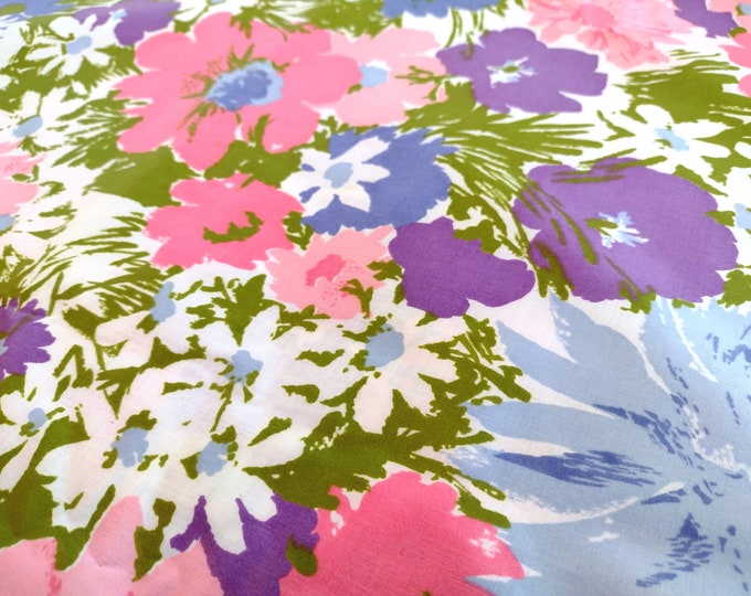 NOS Vintage 1960s Groovy Pop Art Psychedelic Neon Strawberries Fabric 3 ...