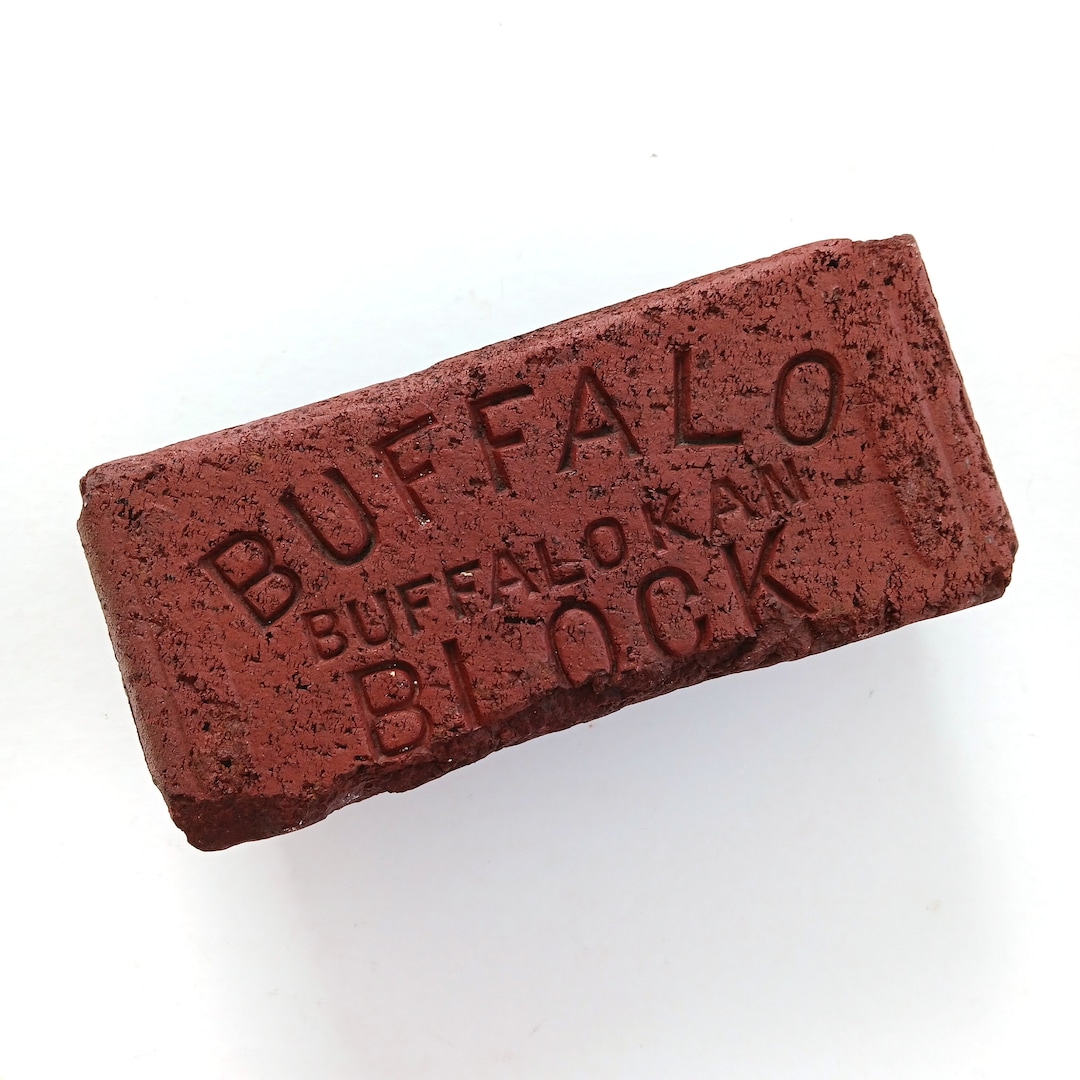 Hand Made Antique Buffalo Block, Kansas Red Brick Street Paver ...