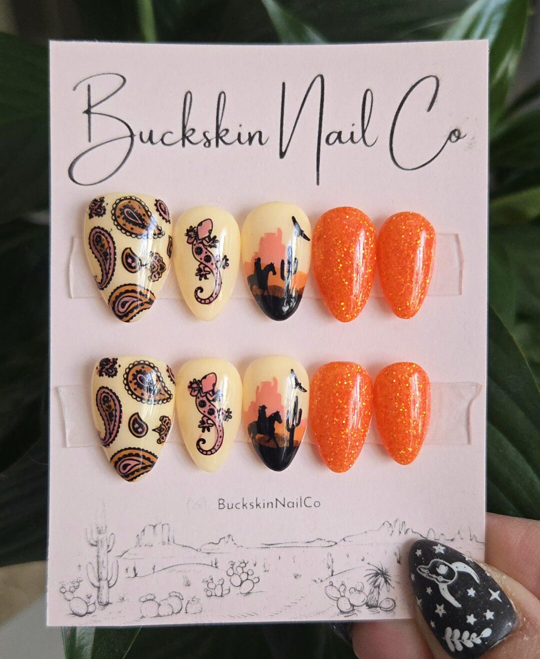 Desert Sunset | Western Nails | Desert Nails | Cowgirl Nails | Acrylic ...