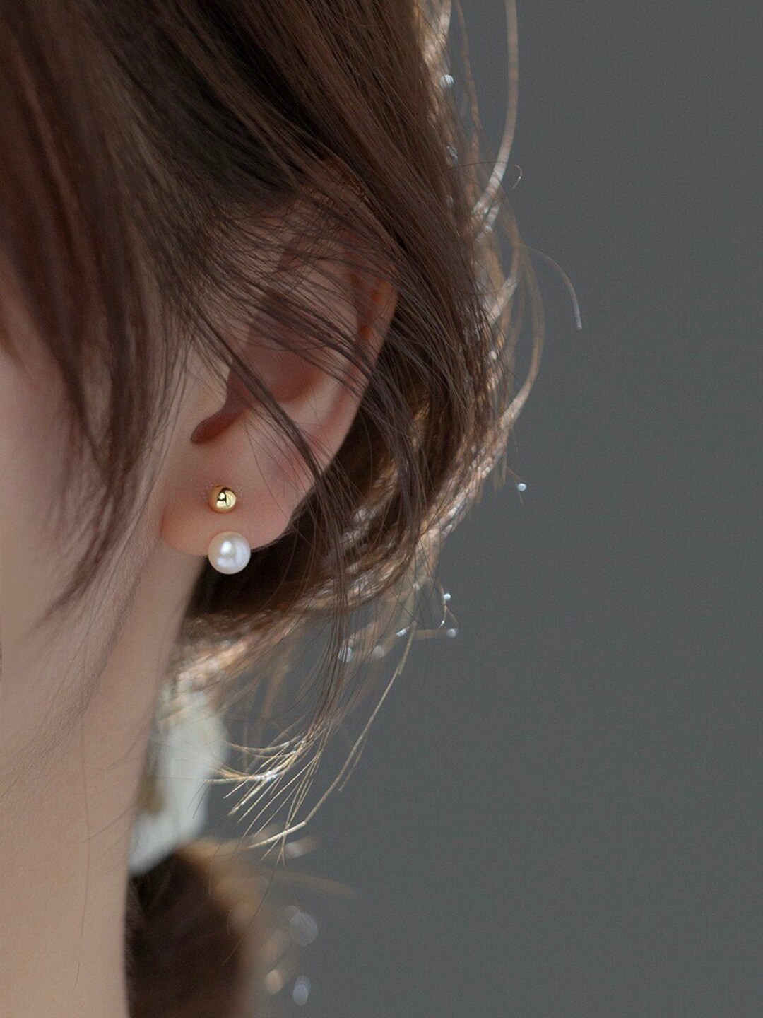 Freshwater Pearl Ear Jacket Adjustable Pearl Ear Jacket Unique Pearl ...