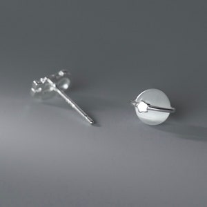 Mismatched Astronaut and Planet Earrings Dainty Planet Earrings Dainty ...