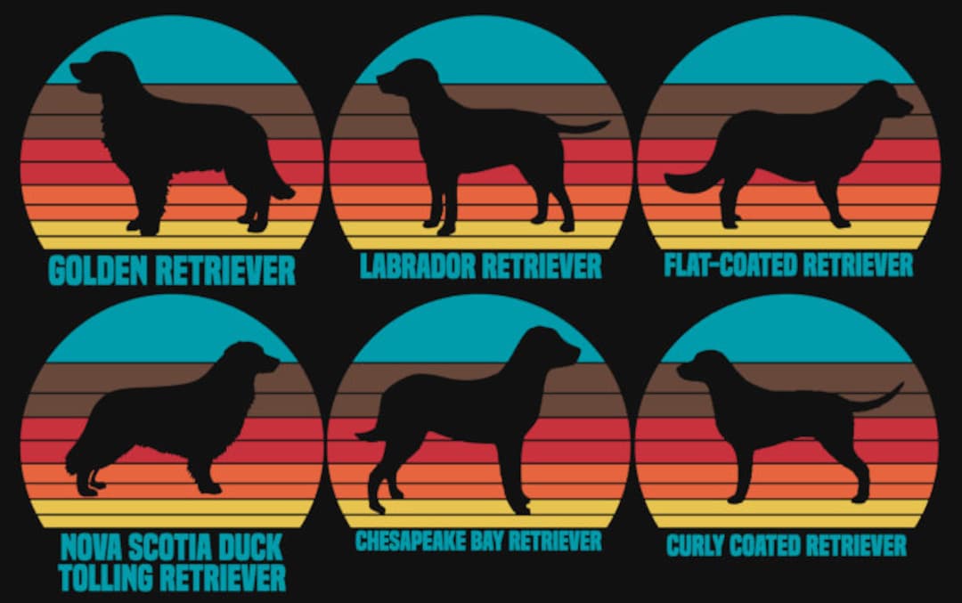 Vintage Retro Dogs Svg Mega Bundle of 48 Designs T Shirt Design Comes ...