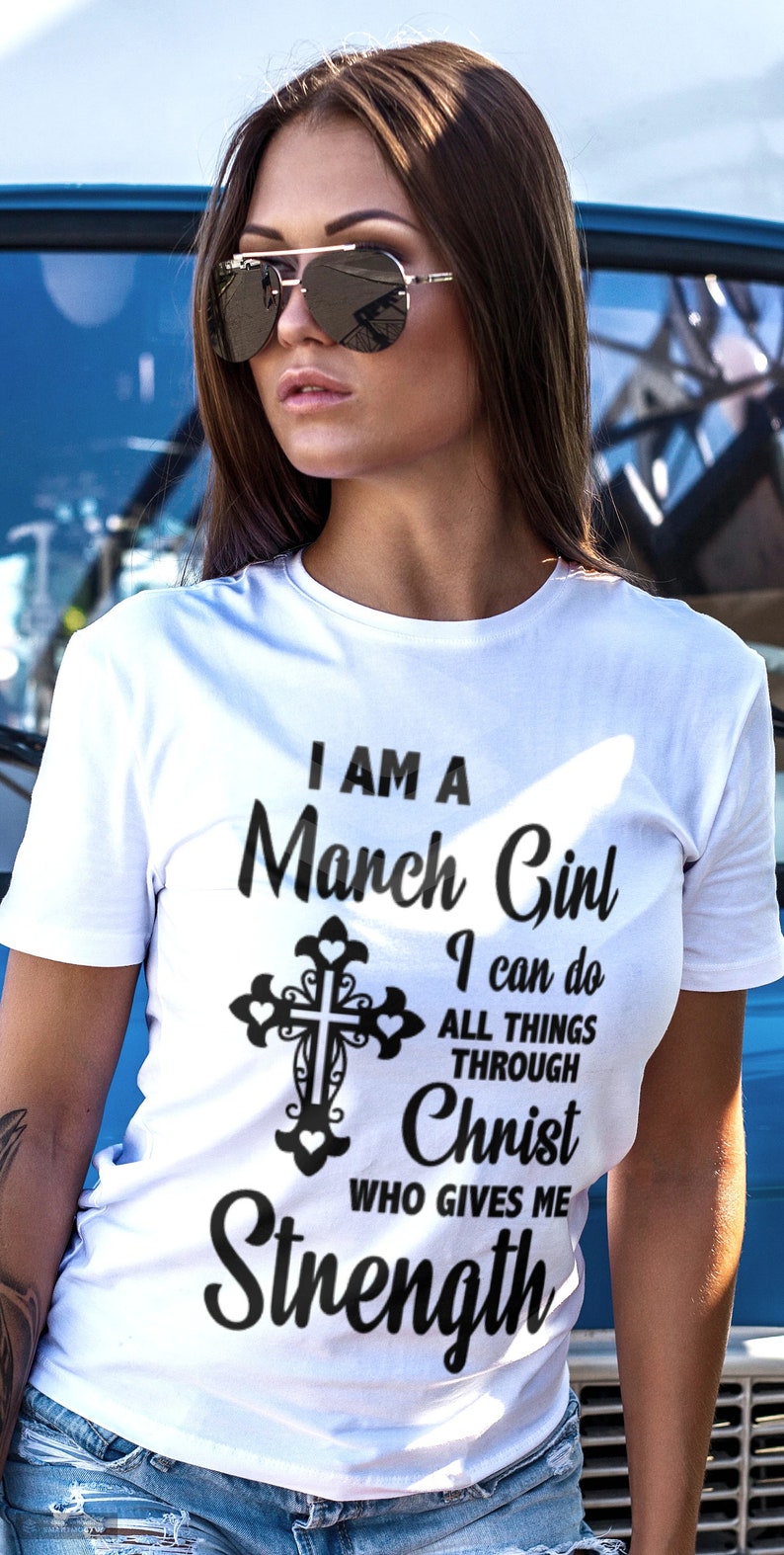 I Am a March Girl I Can Do All Things Through Christ Who Gives Me ...