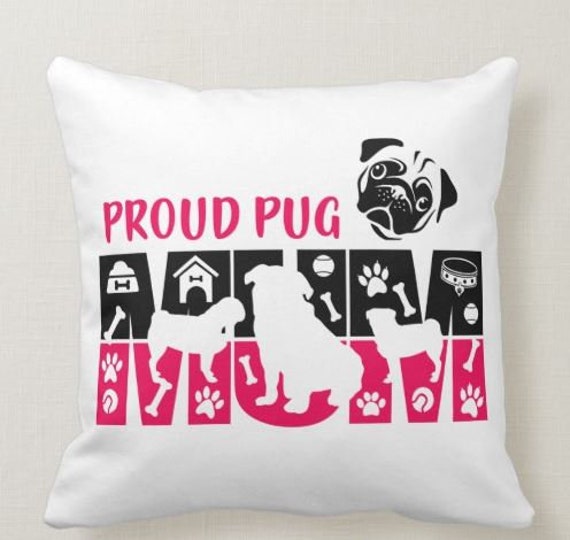 Living That Pug Life Svg Proud Pug Mum Svg Chinese Pug Dutch | Etsy