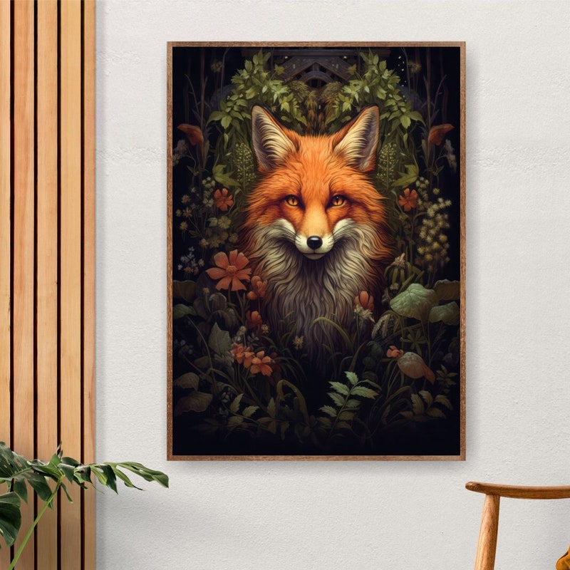 Fox Print - Etsy