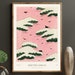 Minimalist Wall Art Poster, Japanese Pink Print, Woodblock Poster ...