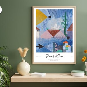 Paul Klee Blue Art Print, Modern Wall Art, Paul Klee Exhibition Poster ...