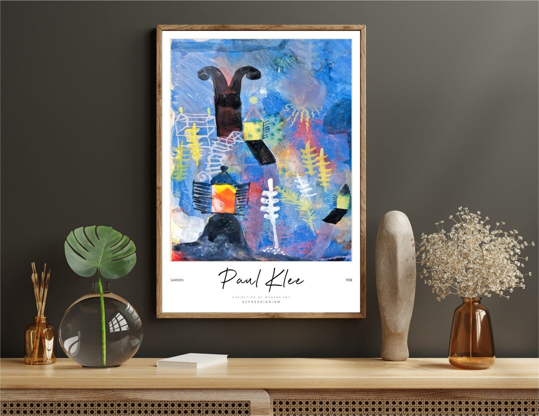 Paul Klee Exhibition Poster, Paul Klee Art Print - Etsy