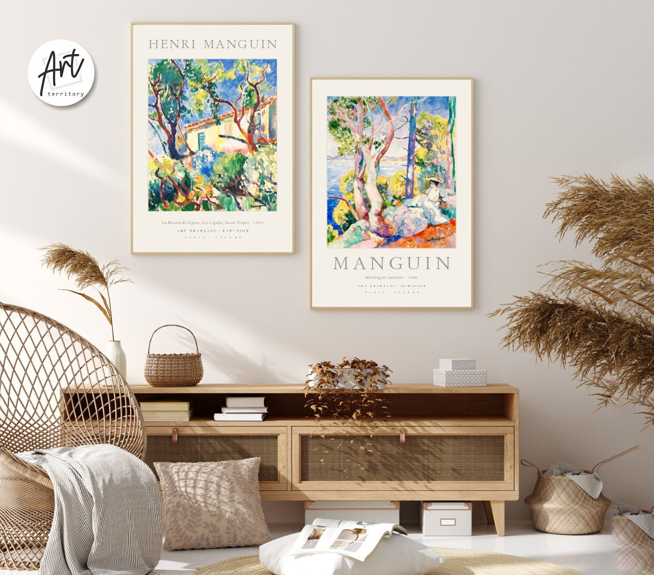 Museum Exhibition Poster Gallery Wall Set of 2 Art Prints - Etsy