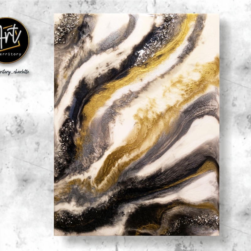 Resin Abstract Art - Etsy