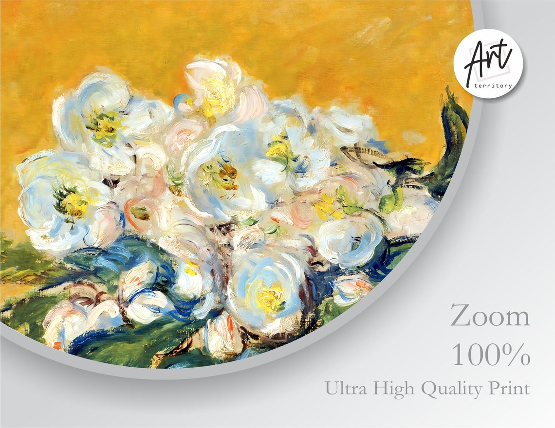 Claude Monet Art Print, Exhibition Poster, Christmas Roses - 1883 - Etsy