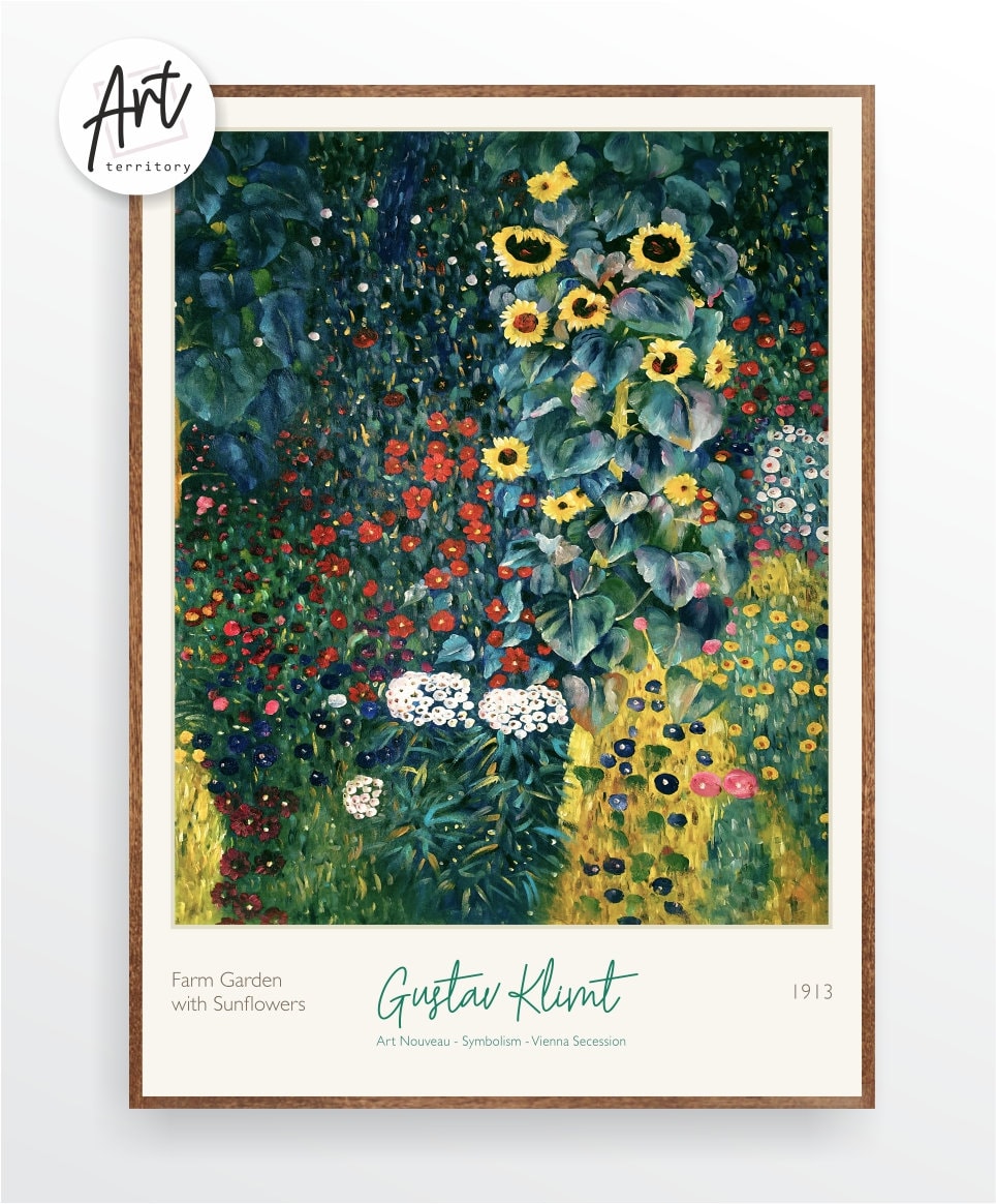Gustav Klimt Gallery Wall Set Prints Exhibition Museum Poster Emerald ...