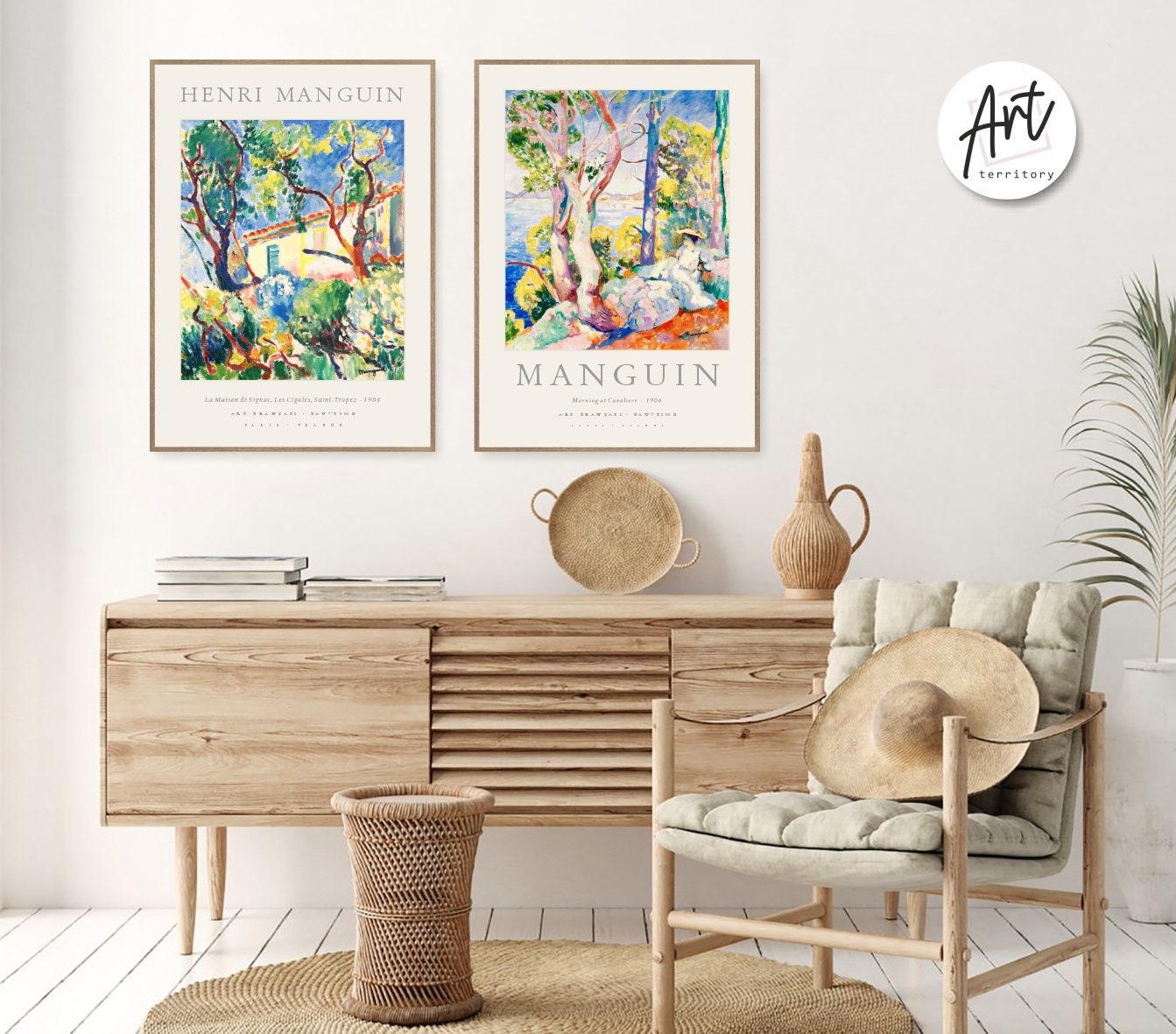 Museum Exhibition Poster Gallery Wall Set of 2 Art Prints - Etsy