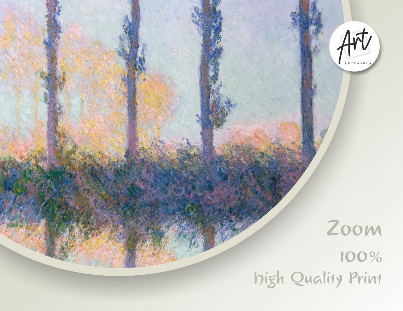Claude Monet Watercolor Prints Gallery Wall Art Exhibition Poster - the ...