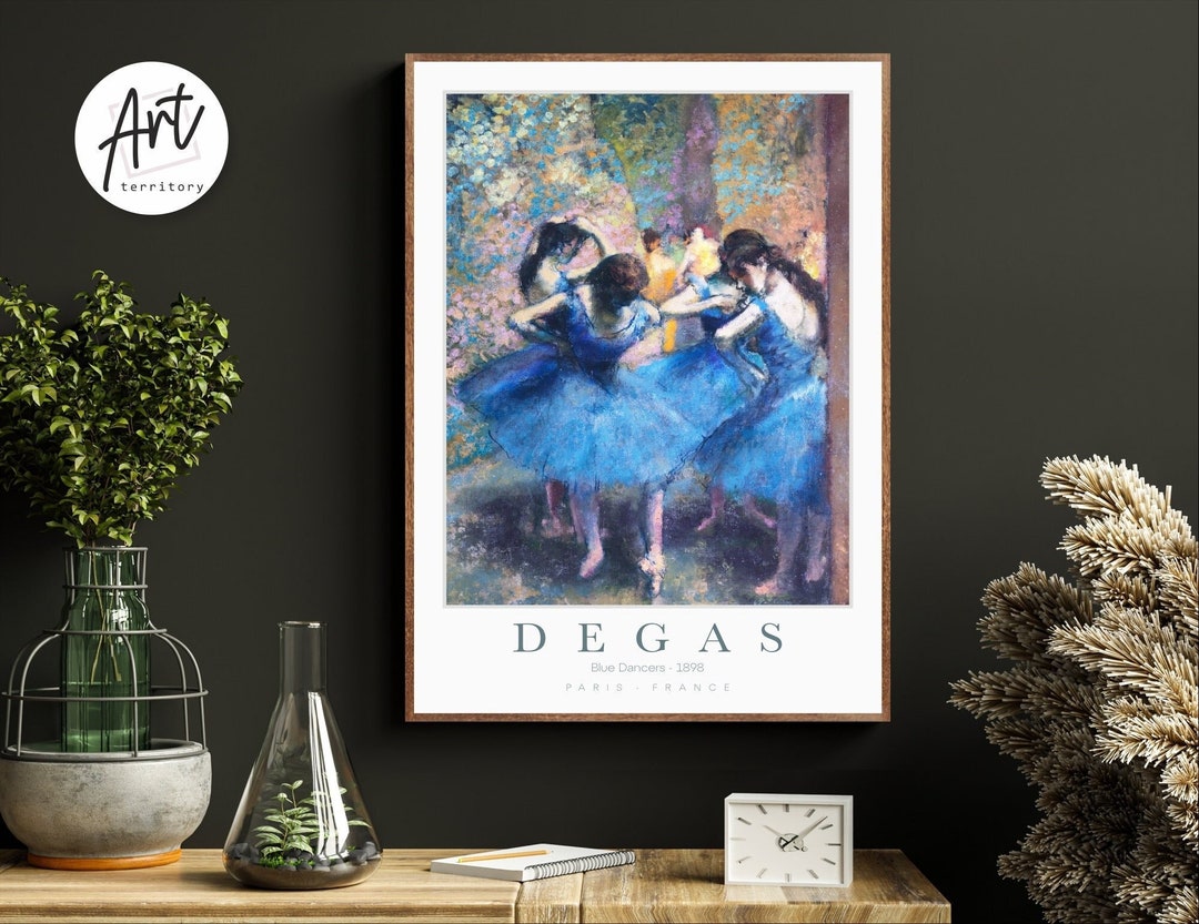 Degas Ballerina Painting Poster Vintage Gallery Wall - Etsy