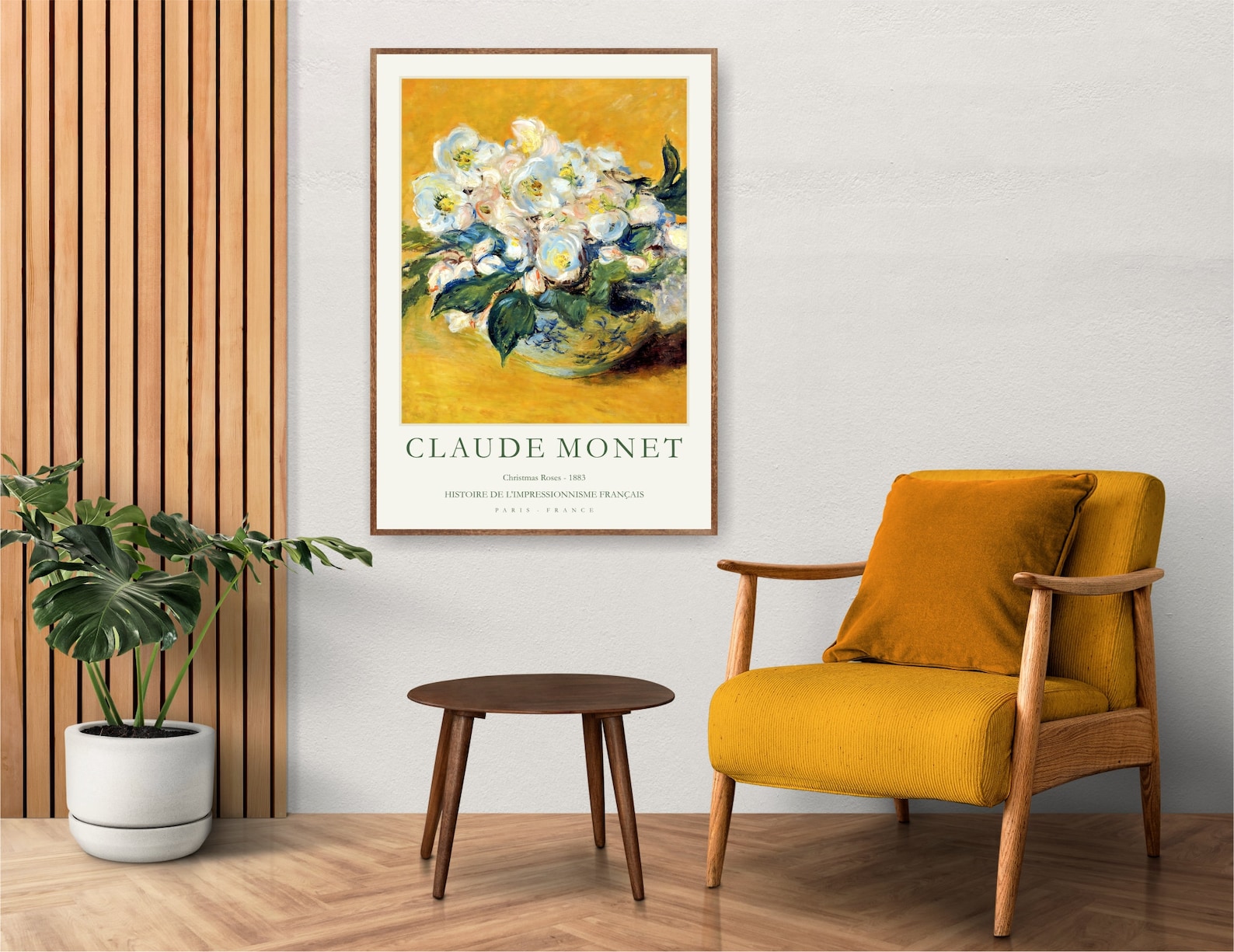 Claude Monet Art Print Exhibition Poster Christmas Roses - Etsy