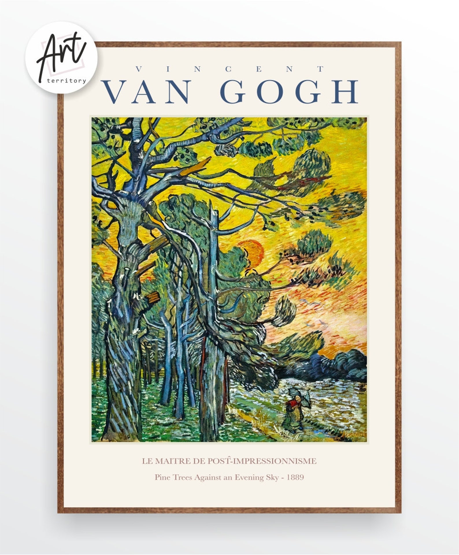 Van Gogh Print Museum Wall Art Set of 3 Exhibition Poster - Etsy