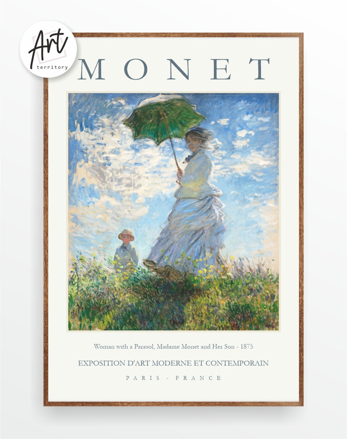 Monet Set of 3 Exhibition Poster Prints Gallery Wall Art - Etsy