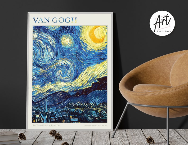 Van Gogh Museum Poster Print Gallery Wall Set | Etsy