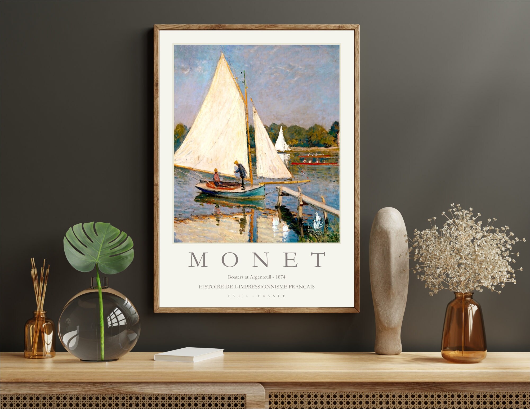 Claude Monet Art Print Exhibition Poster Museum Poster - Etsy