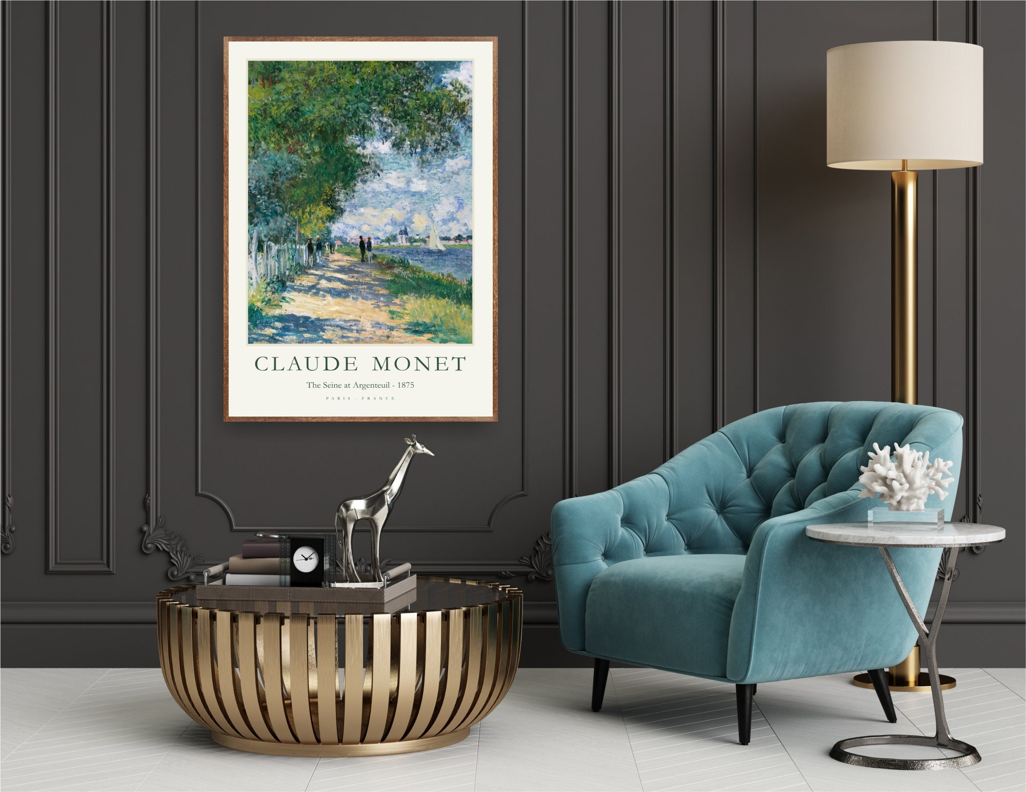 Claude Monet Art Print, Museum Gallery Wall Exhibition Modern Decor - Etsy