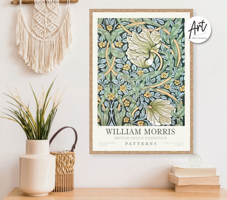 William Morris Print, Museum Poster, Art Nouveau Print, William Morris ...