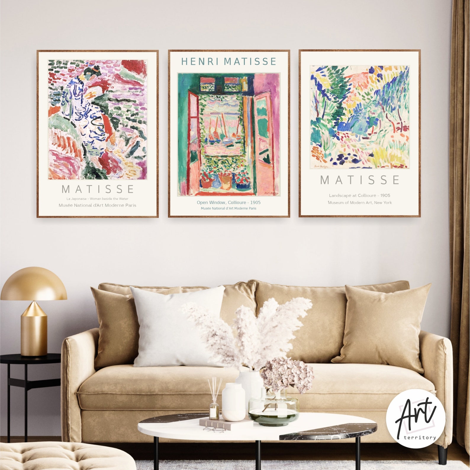 Henri Matisse Print Set of 3 Exhibition Gallery Wall Art - Etsy