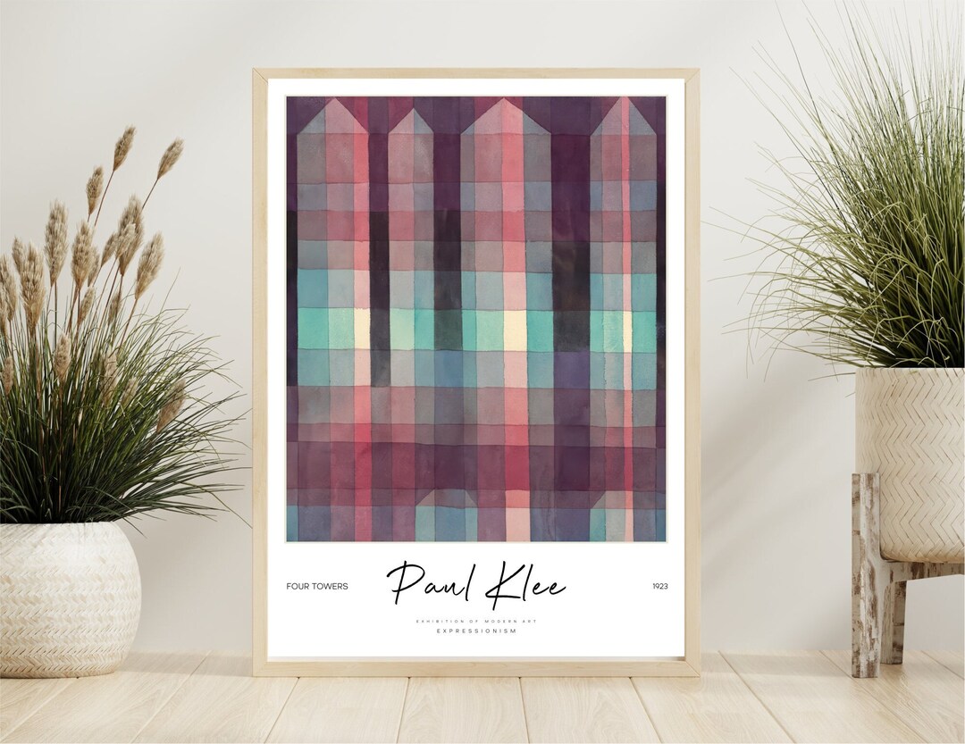 Paul Klee Exhibition Poster, Paul Klee Art Print - Etsy