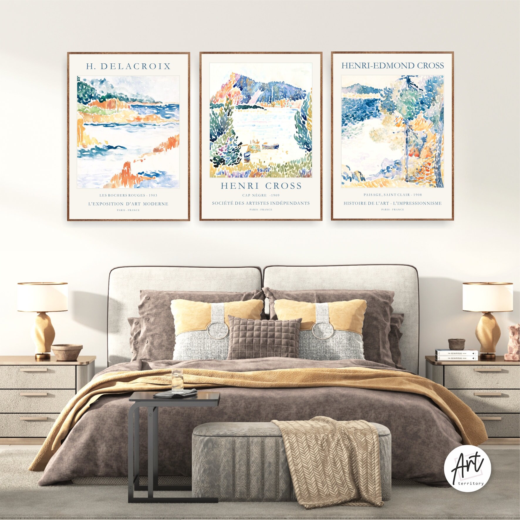 Gallery Wall Set of 3 Museum Poster Exhibition Print - Etsy