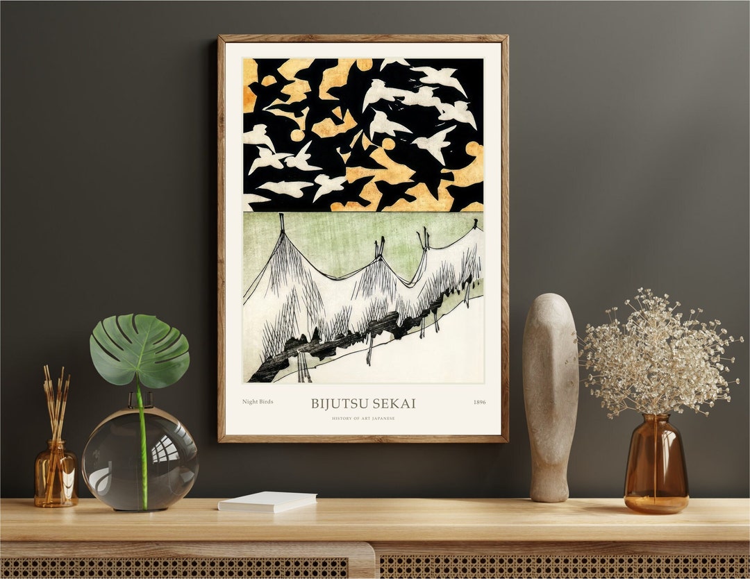 Japanese Modern Wall Art Print, Woodblock Poster, Exhibition Poster - Etsy