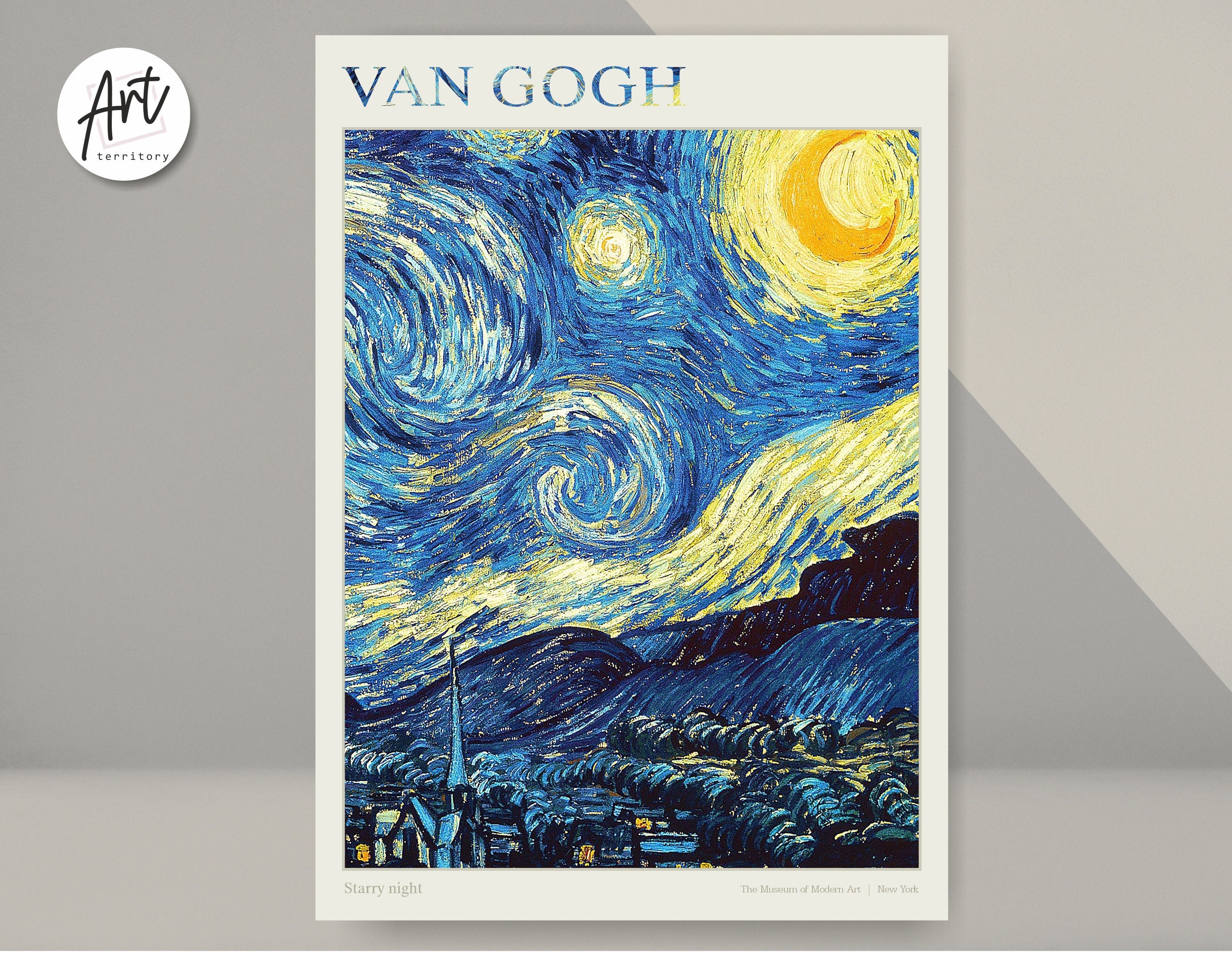 Van Gogh Museum Poster Print Gallery Wall Set | Etsy