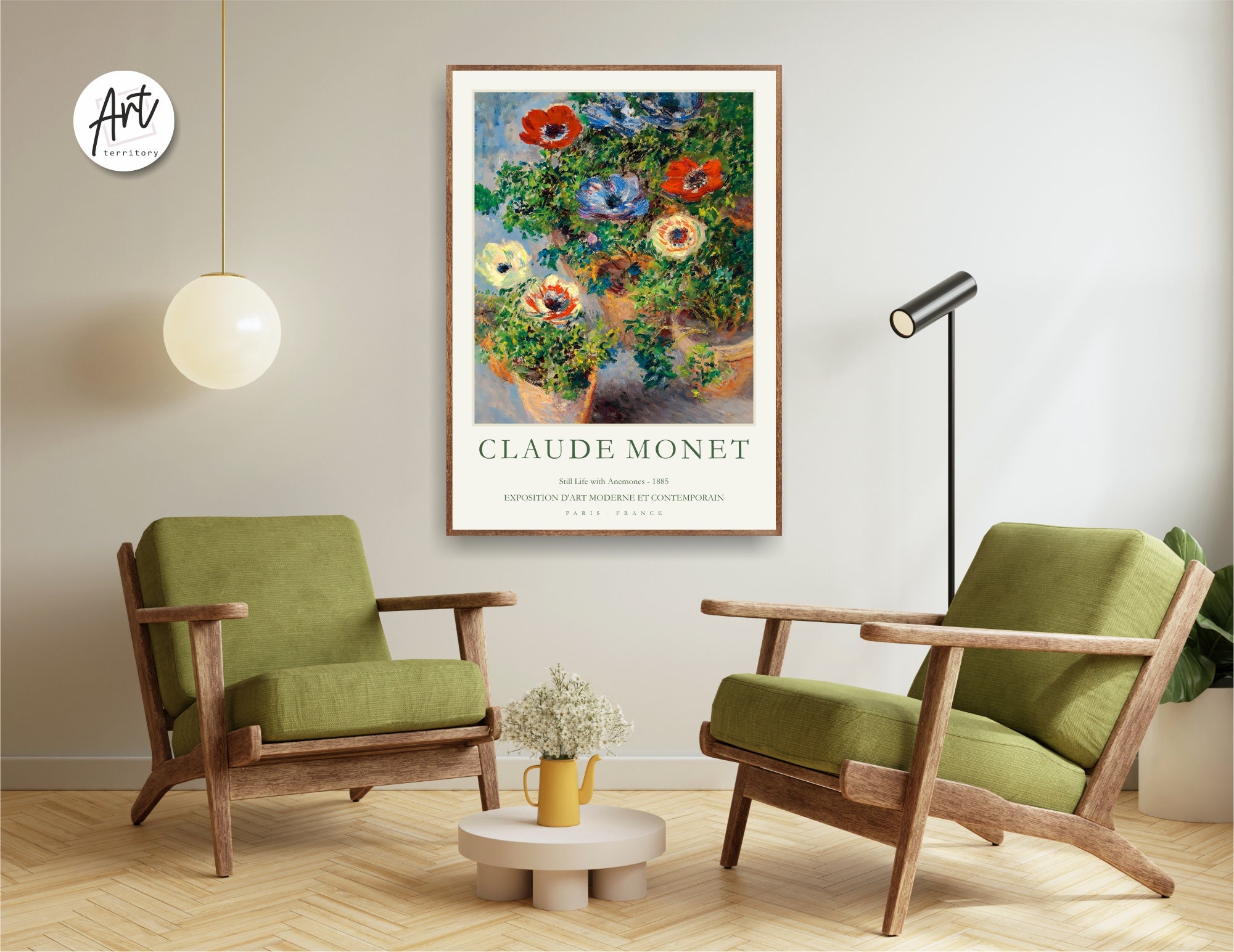 Monet Print Gallery Wall Art Exhibition Poster Monet Wall - Etsy