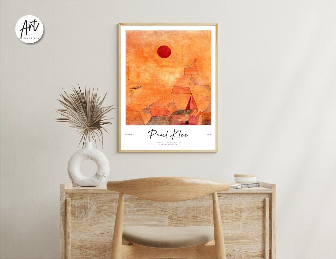 Paul Klee Exhibition Poster, Paul Klee Art Print, Pattern Art, Abstract ...