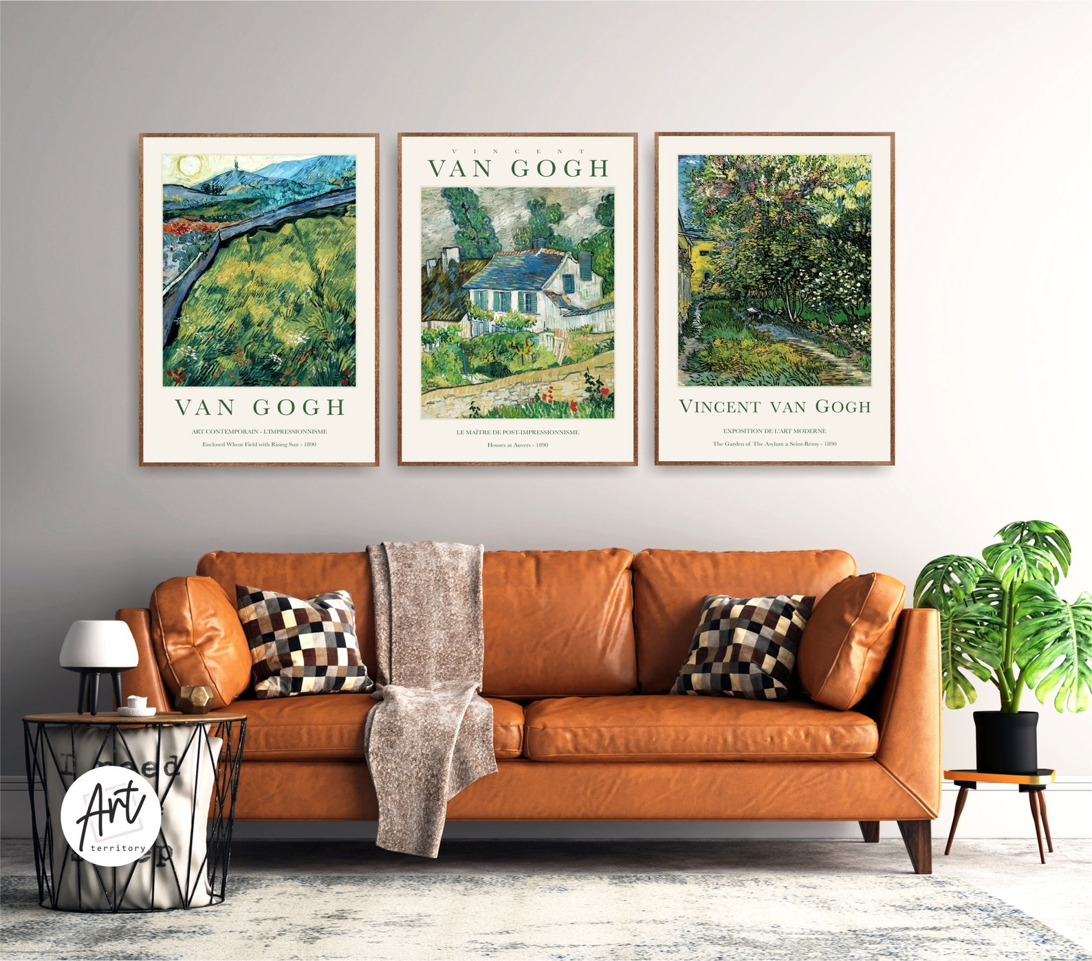 Museum Poster Vincent Van Gogh Gallery Wall Art Set Prints - Etsy
