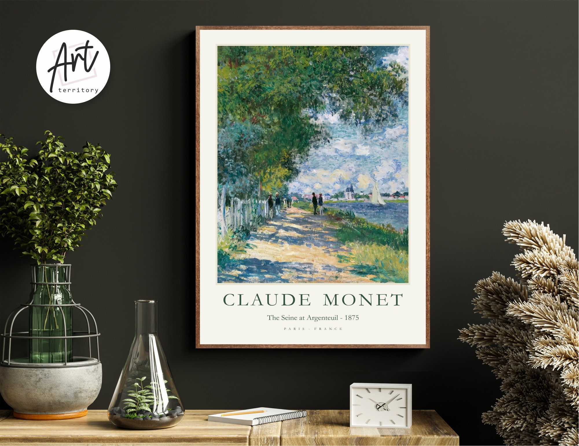 Claude Monet Art Print, Museum Gallery Wall Exhibition Modern Decor - Etsy