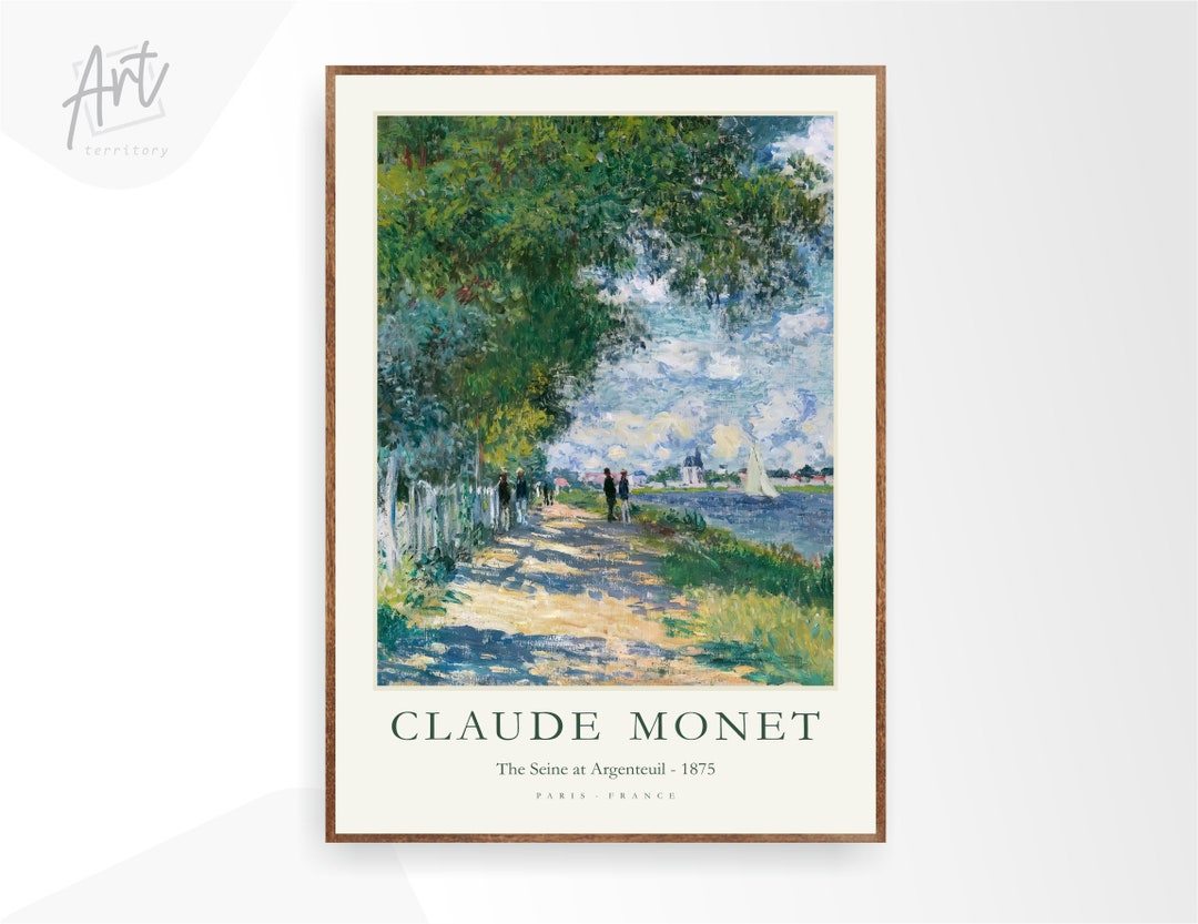 Claude Monet Art Print, Museum Gallery Wall Exhibition Modern Decor - Etsy