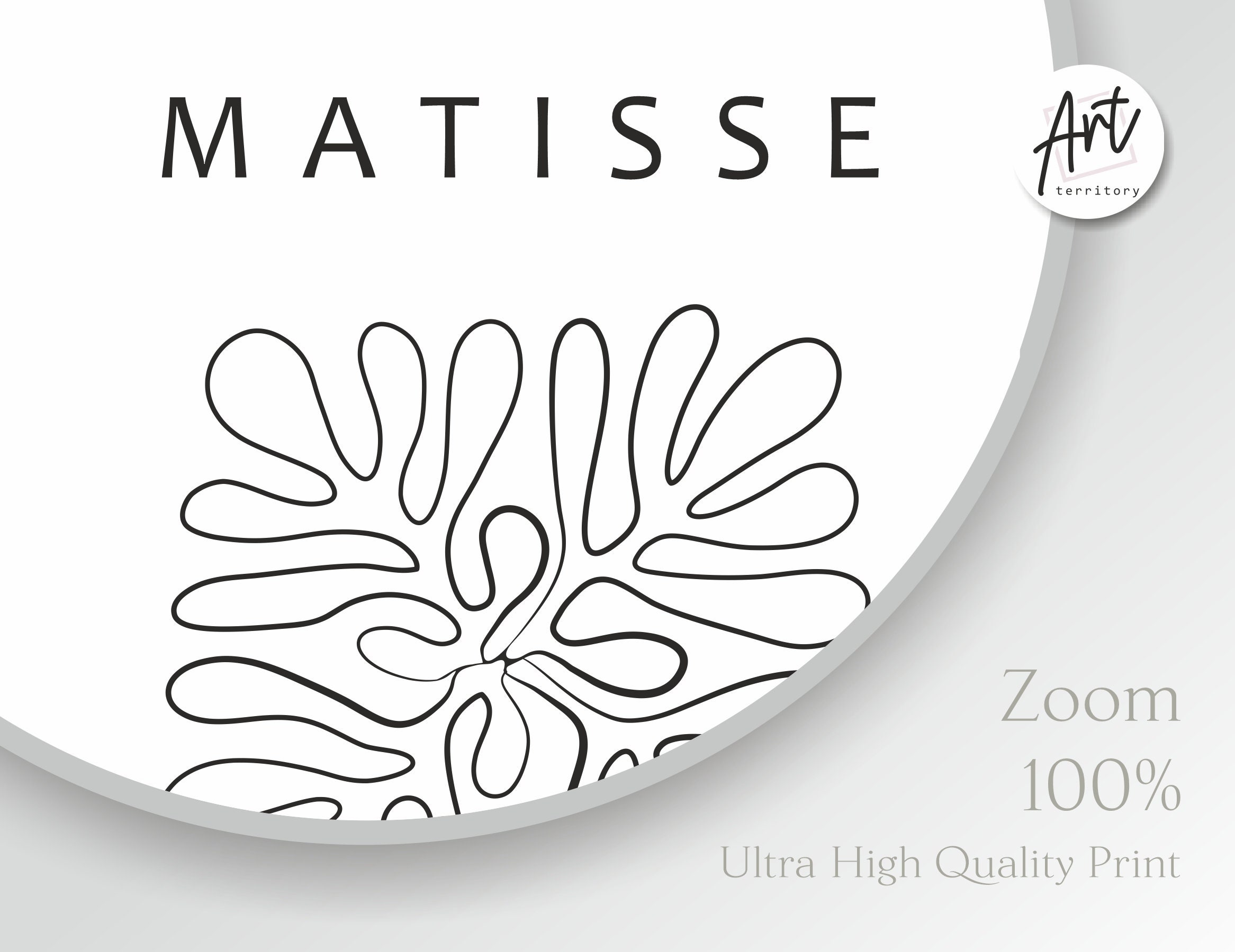 Matisse Set of 2 Black and White Art Posters Prints Paintings - Etsy