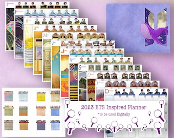 Bts Inspired Digital Planner - Etsy